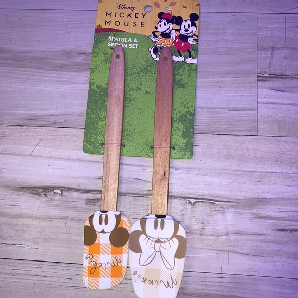 Disney | Kitchen | Mickey Mouse Spatula And Spoon Set | Poshmark